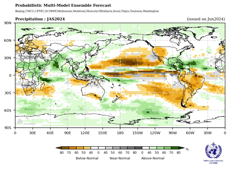 Global Seasonal Climate Update for July-August-September 2024
